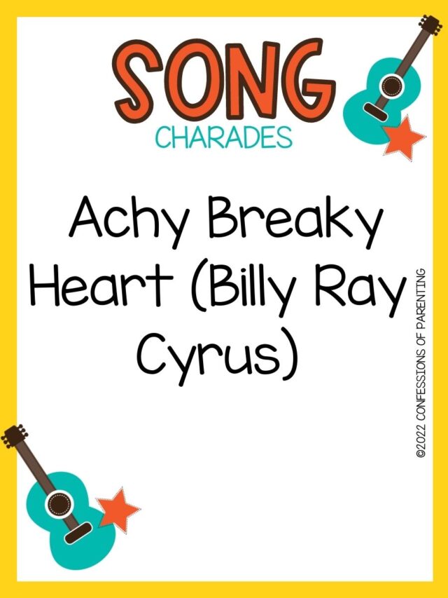 320 Song Charades Ideas You Will Love + Printable Cards