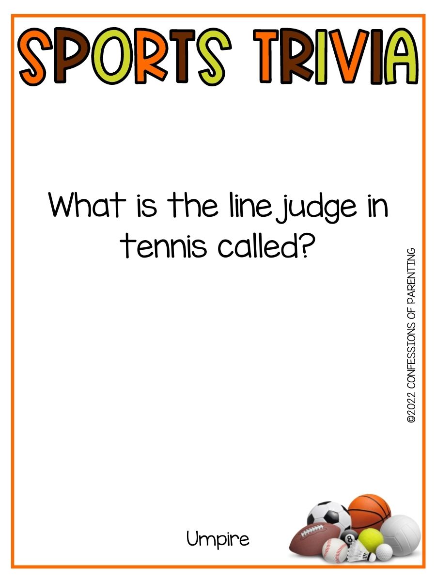 50 Amazing Sports Trivia Questions For Kids