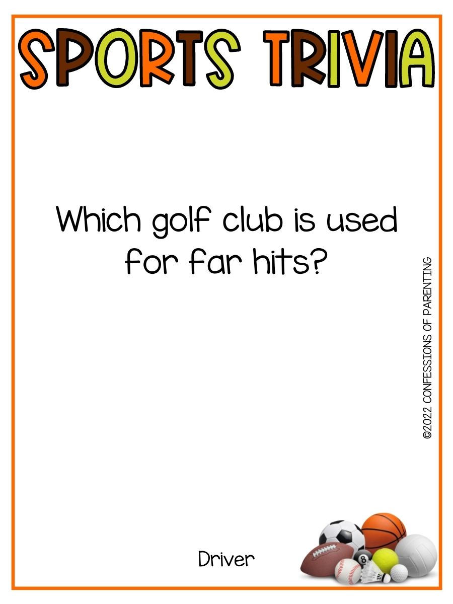 50 Amazing Sports Trivia Questions For Kids