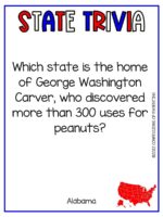 100 State Trivia Questions