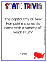 100 State Trivia Questions