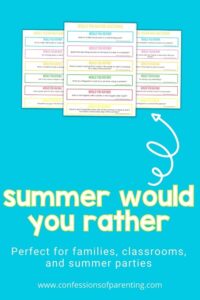 100+ Best Would You Rather Summer Questions for Kids