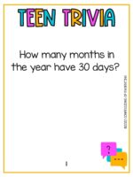 250 Best Trivia Questions for Teens + Printable Cards