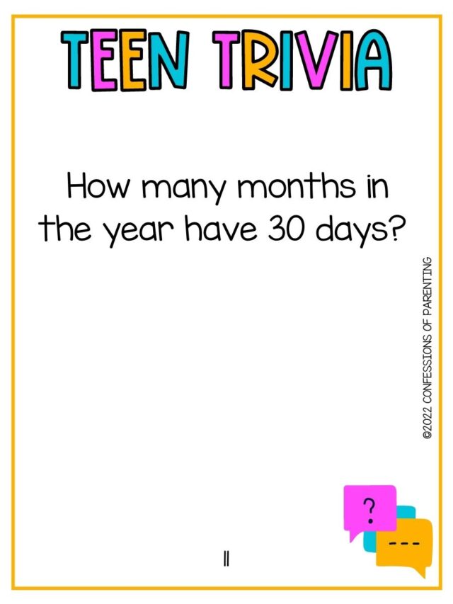 250 Best Trivia Questions for Teens + Printable Cards