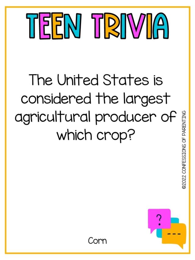 250 Best Trivia Questions for Teens + Printable Cards