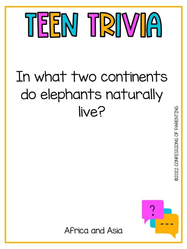 250 Best Trivia Questions for Teens + Printable Cards