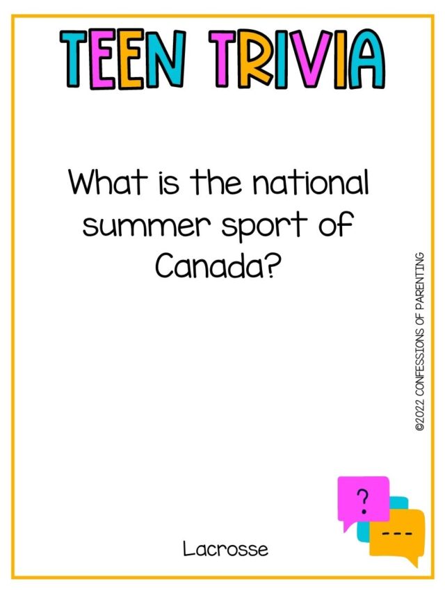 250 Best Trivia Questions for Teens + Printable Cards