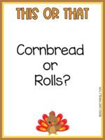 50 Thanksgiving This or That Questions