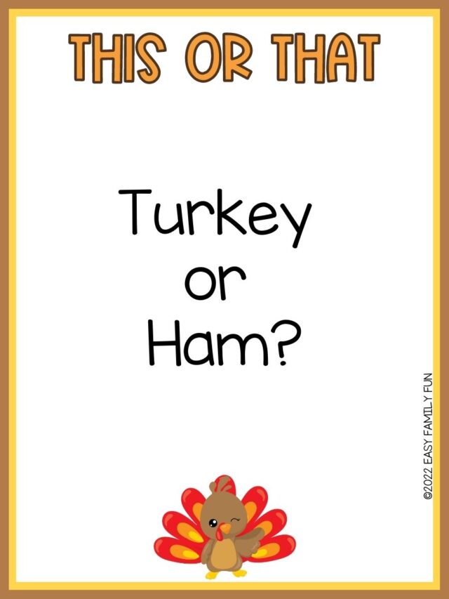 50 Thanksgiving This or That Questions