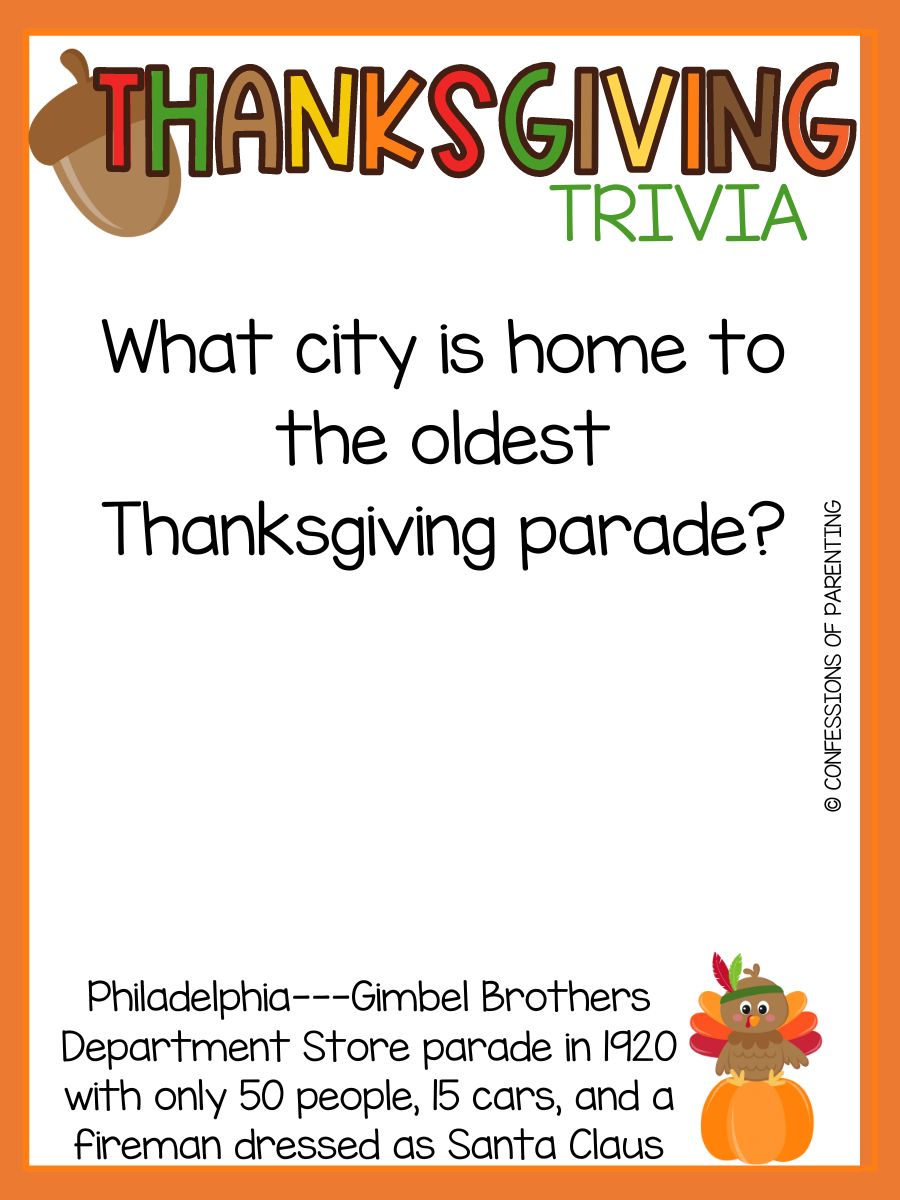 130 Best Thanksgiving Trivia Questions For The Whole Family