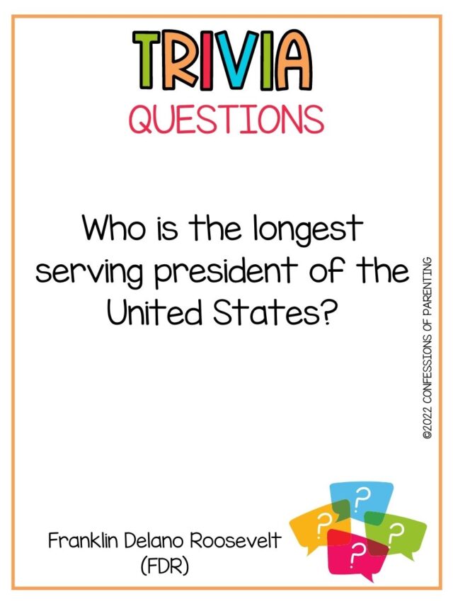 300 Of The Best Trivia Questions - Confessions of Parenting- Fun Games ...