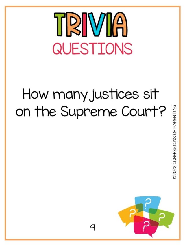 300 Of The Best Trivia Questions - Confessions of Parenting- Fun Games ...