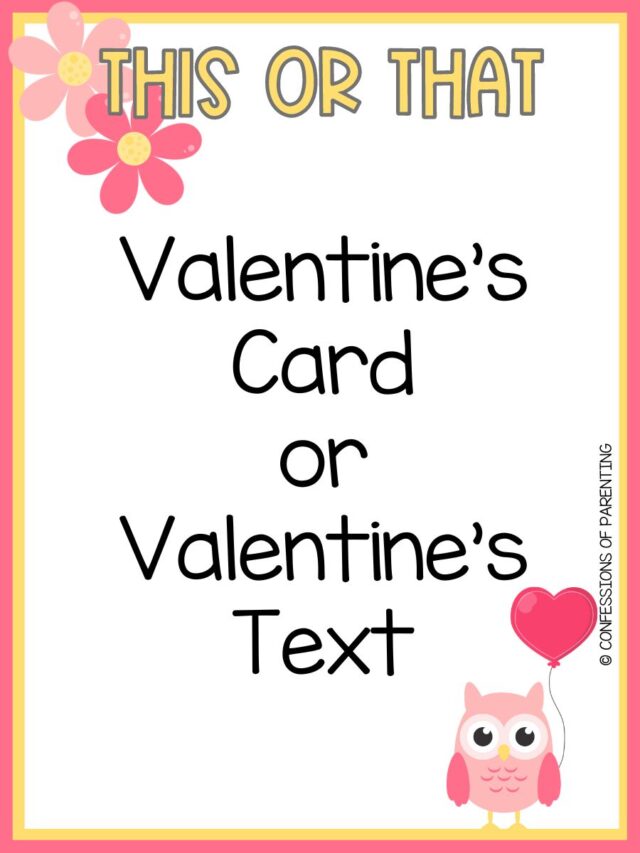 60 Valentine This or That questions For the Whole Family