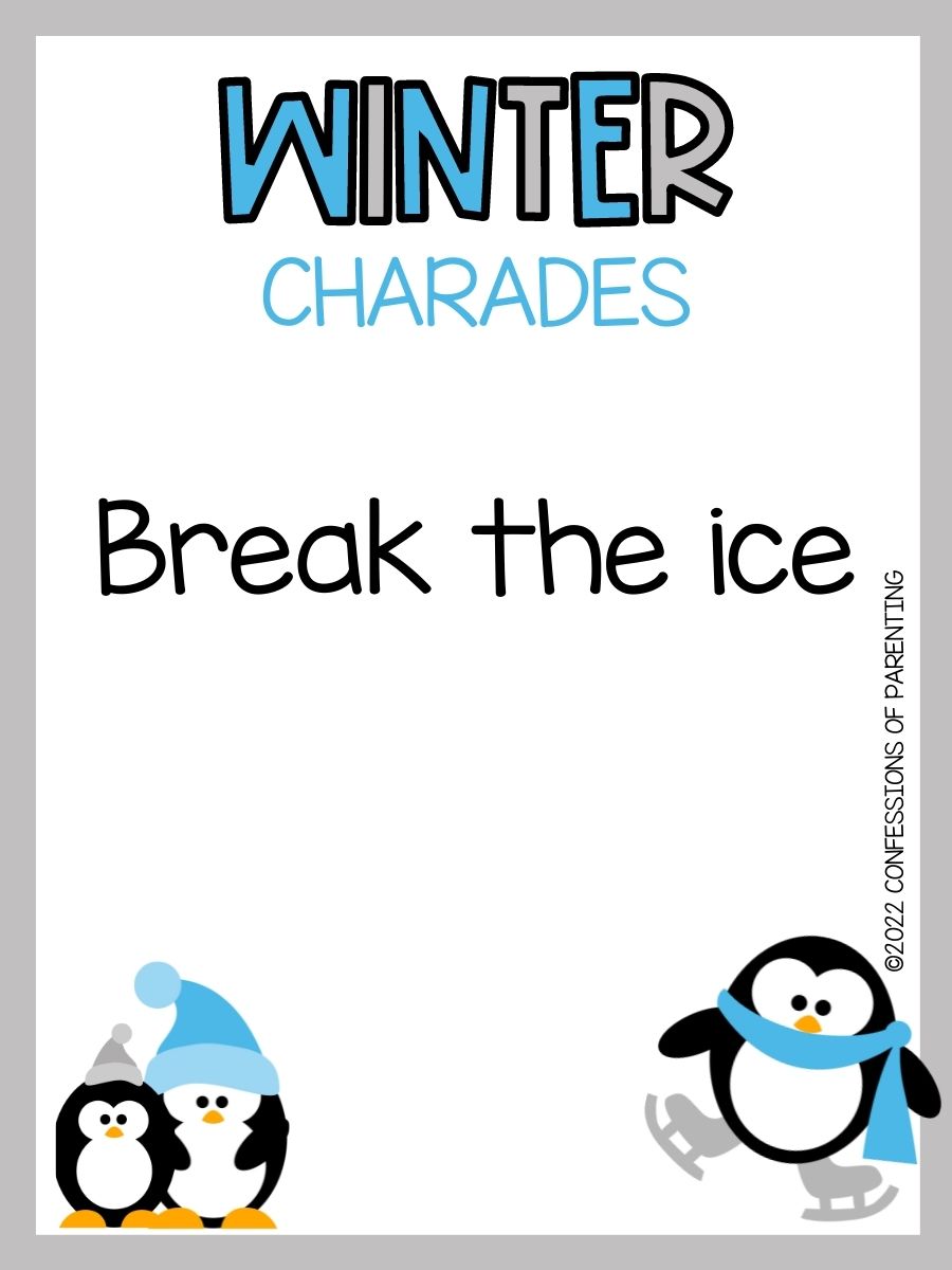 50 Exciting Winter Charades Ideas