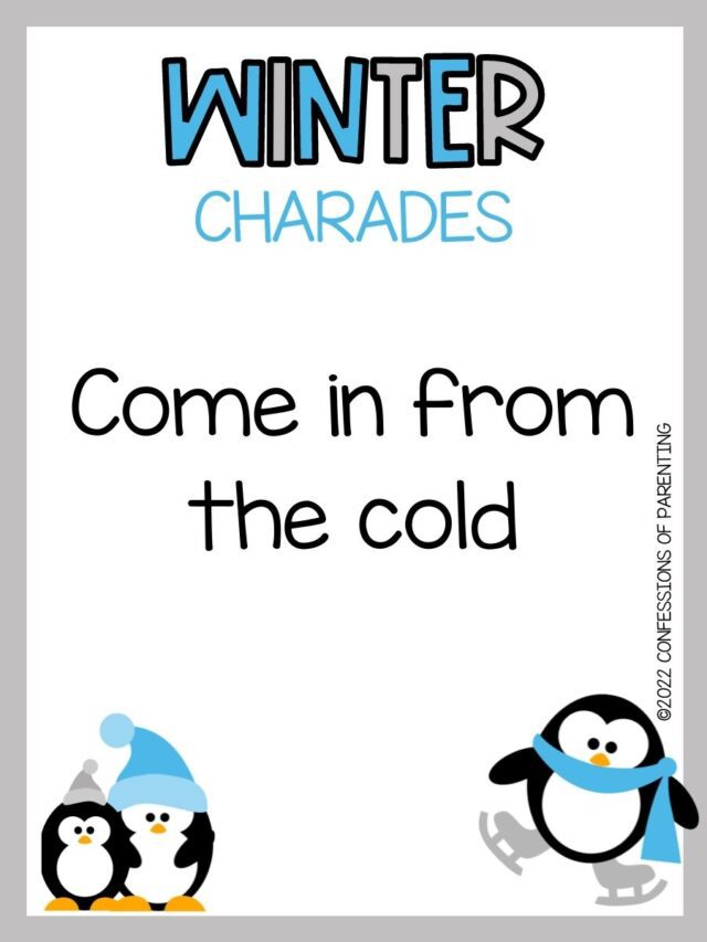 50 Exciting Winter Charades Ideas