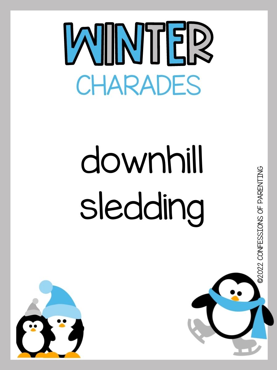 50 Exciting Winter Charades Ideas