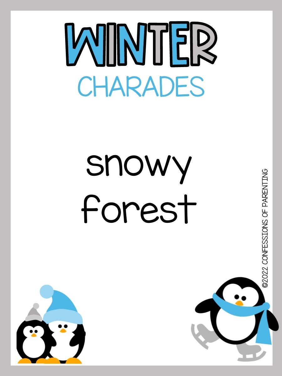 50 Exciting Winter Charades Ideas