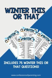 75 Fantastic Winter This or That Questions
