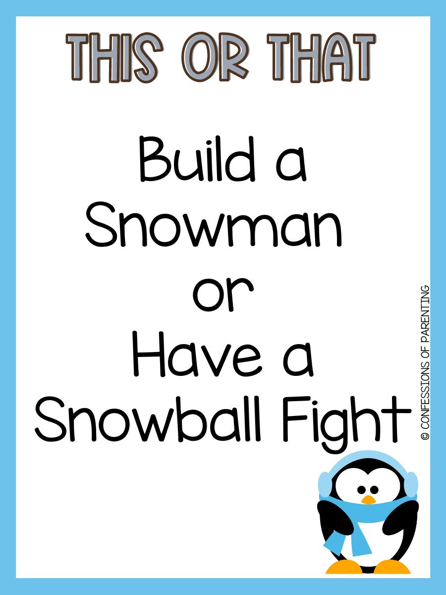 75 Fantastic Winter This or That Questions