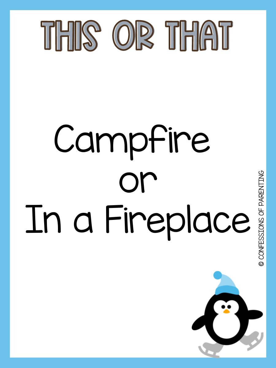 75 Fantastic Winter This or That Questions