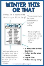 75 Fantastic Winter This or That Questions