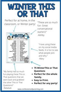 75 Fantastic Winter This or That Questions