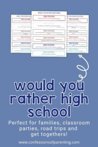 100+ Fun Would You Rather Questions for High School Students