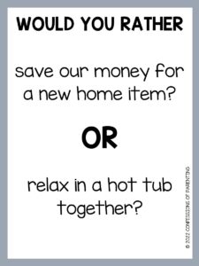 100 Would You Rather Questions for Couples