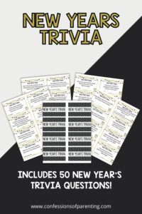 50 New Years Trivia Questions