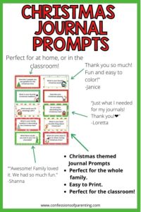 50 Perfect Christmas Writing Prompts for Kids