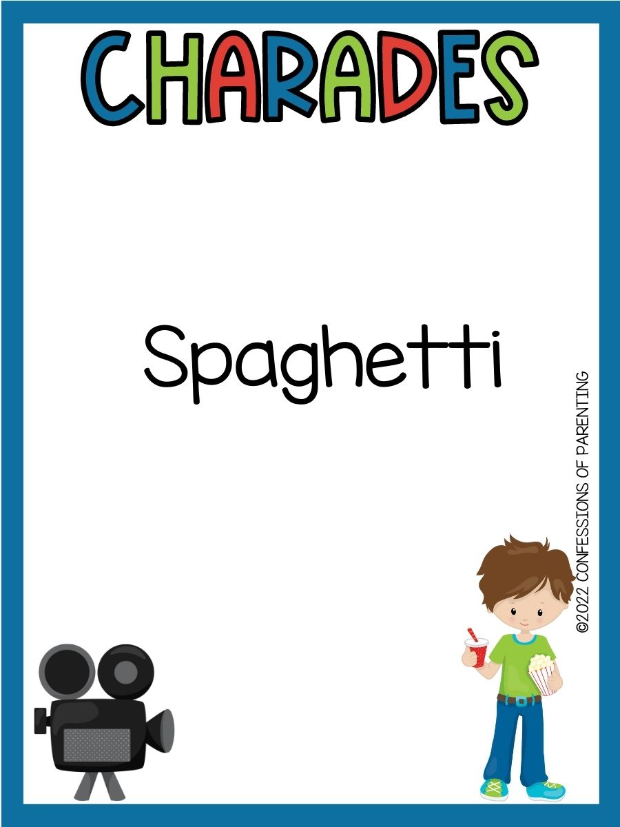 100 Best Family Charades + Printable Cards