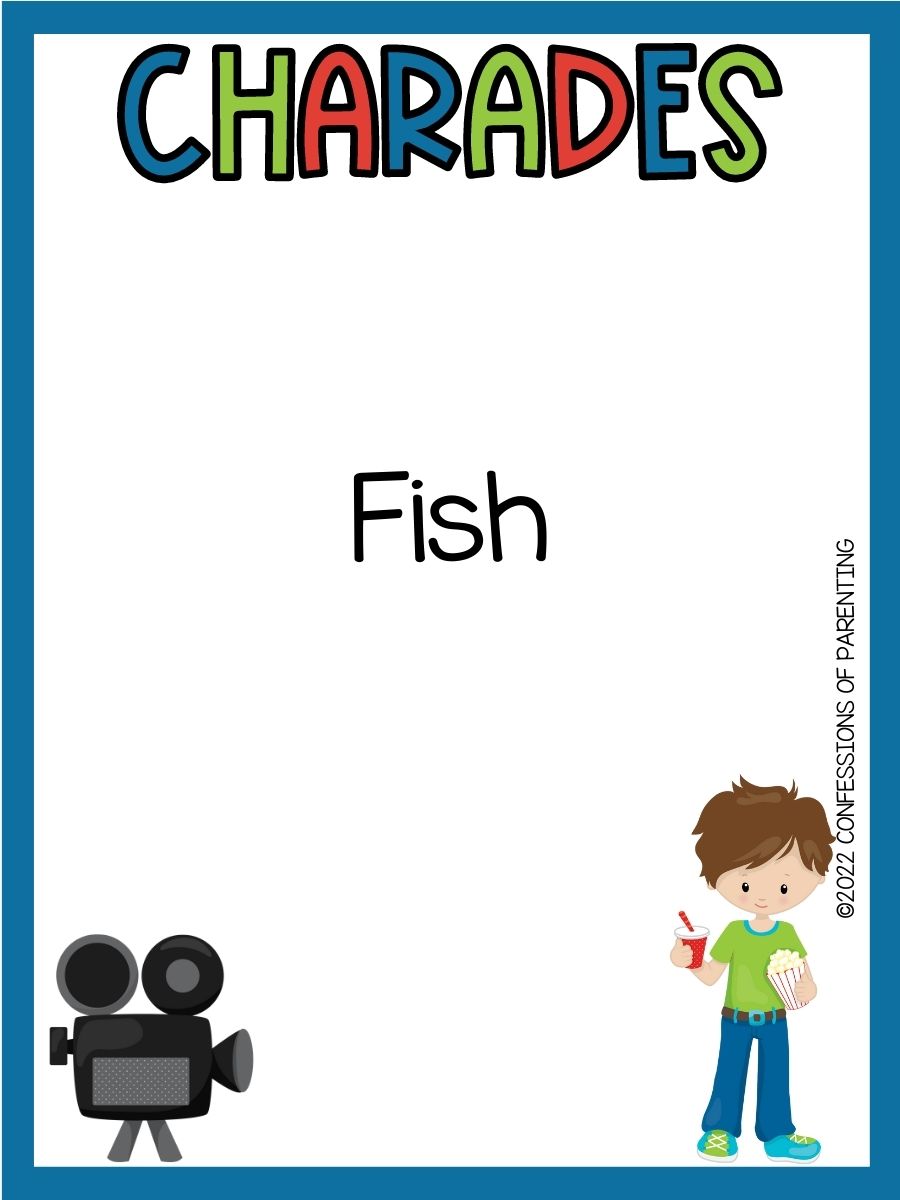 100 Best Family Charades + Printable Cards