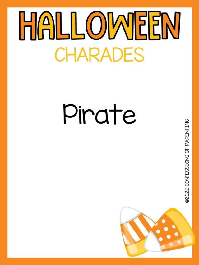 Free Printable Halloween Charades Game — Fast, Funny, and Full of ...