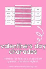 Fun Valentine's Day Charades Cards