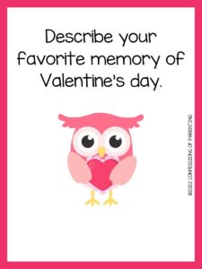 Valentine’s Day Journal Prompts + Free Printable Cards!