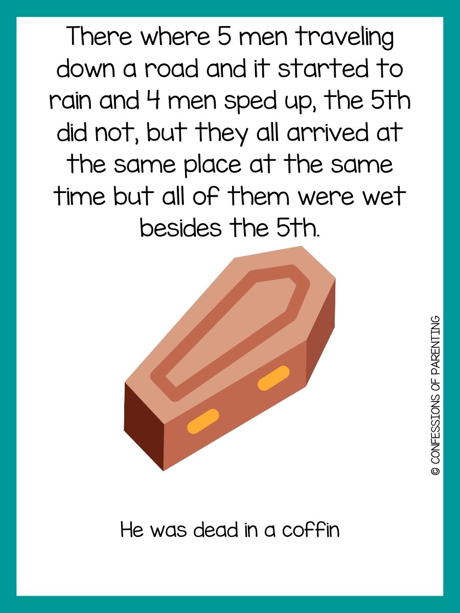 Best 75 Coffin Riddles for Kids(Spooky Riddles With Answers)