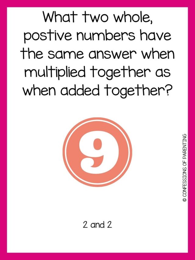 75 Awesome Number Riddles
