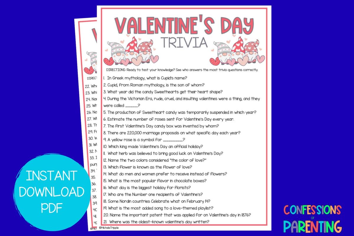 100 Valentine's Day Trivia