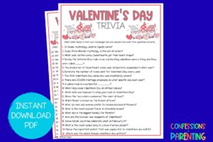 100 Valentine’s Day Trivia Questions for Kids & Families (Free)
