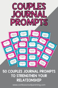 50 Perfect Couples Journal Prompts