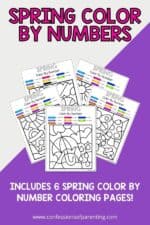 Spring Color By Number Free Download!