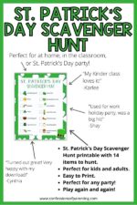 St. Patrick's Day Scavenger Hunt
