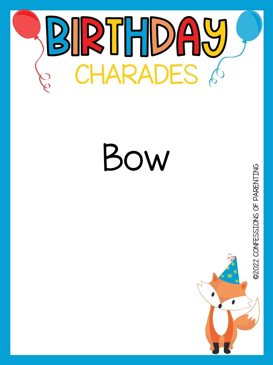 95 Birthday Charades Ideas Plus Printable Ideas