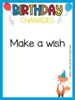 95 Birthday Charades Ideas Plus Printable Ideas