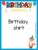 95 Birthday Charades Ideas Plus Printable Ideas