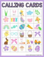 Easter Bingo Free Printable