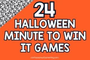 24 Halloween Minute to Win It Games