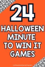24 Halloween Minute to Win It Games