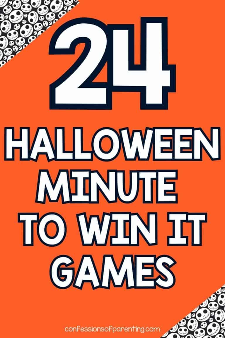 24 Halloween Minute to Win It Games