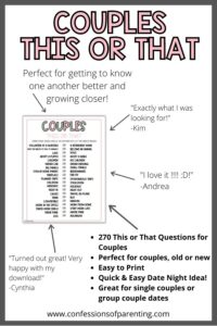 270 Best This or That Questions for Couples